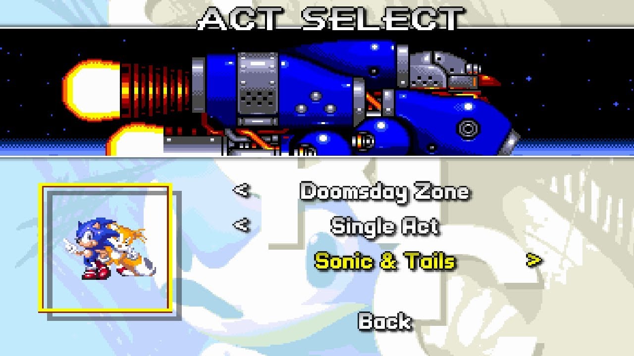 Sonic 3 AIR - Doomsday Zone in Act Select secret!!! - YouTube