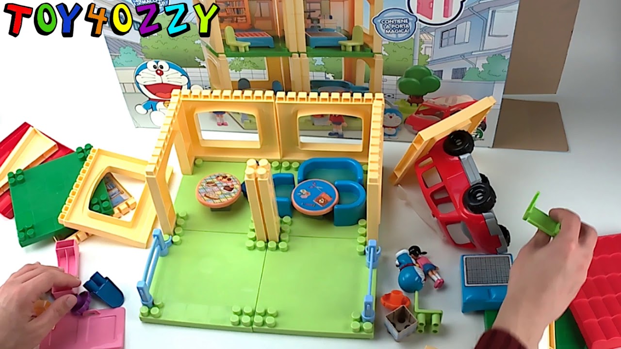 Unboxing Doraemon house with Nobita and Shizuka - YouTube
