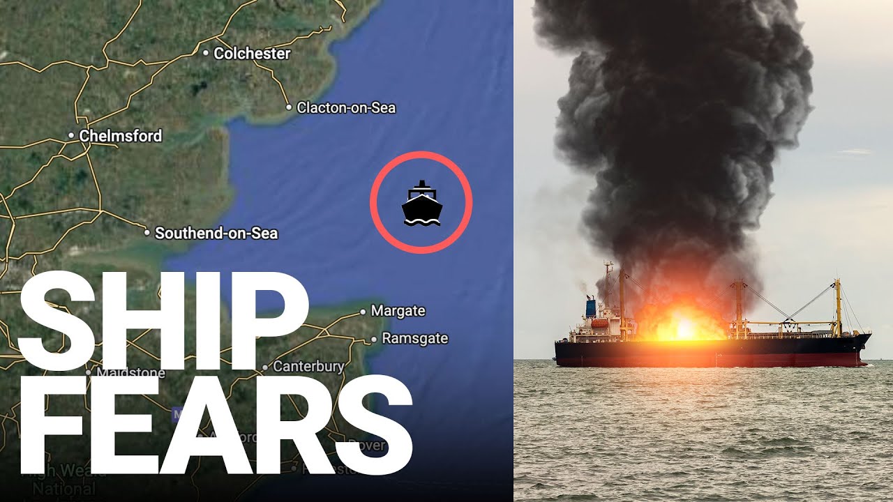 Ship packed with explosive Russian fertiliser adrift off Kent coast ...