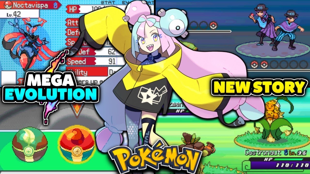 NEW! Pokemon FanGame With Mega Evolution, New Story, Difficulty Modes ...