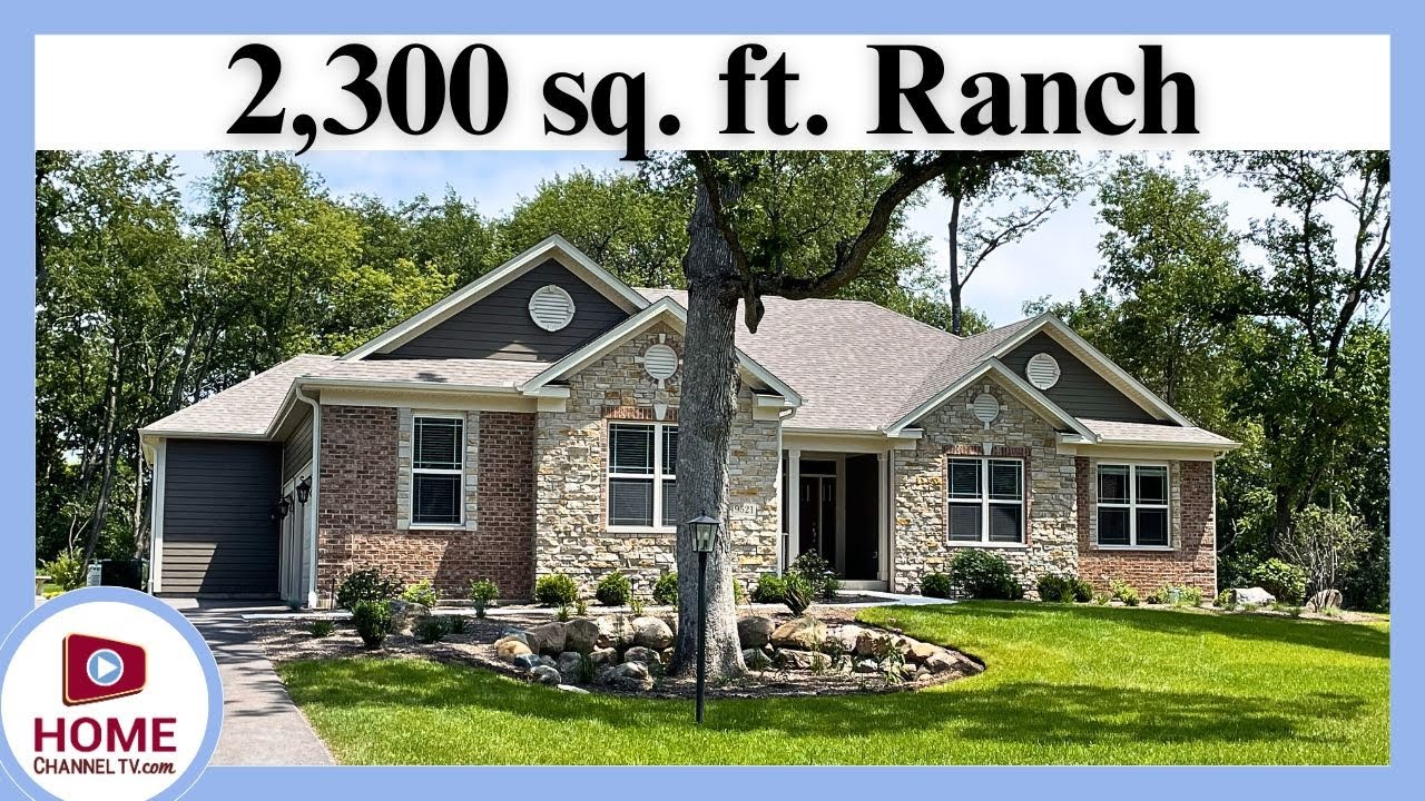 Custom Built Ranch House Design: 2,300 sq. ft. Fontana Ranch Home Plan ...