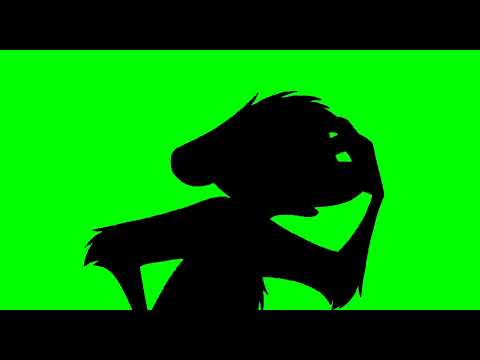 Timon and Pumbaa Rewind Green Screen