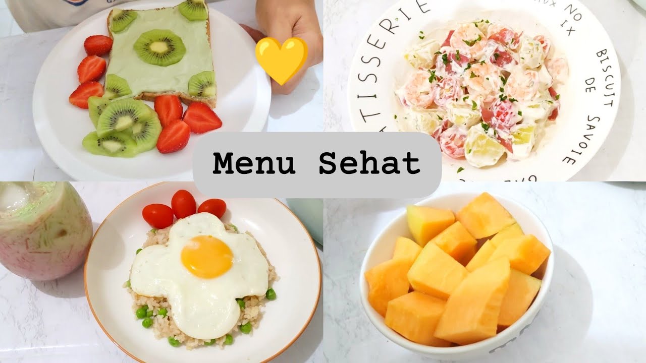 Simple healthy menu || low calories - YouTube
