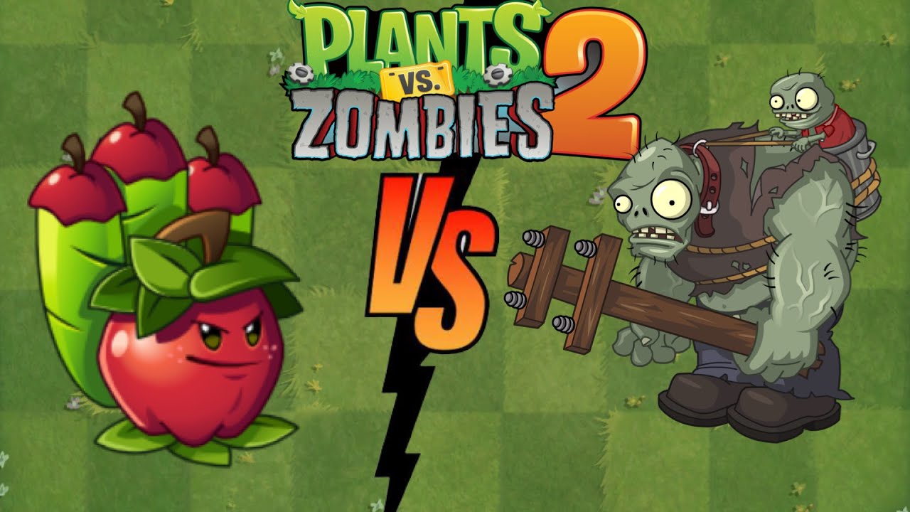 Apple Mortar vs Gargantuas in PPQ - Pvz 2 - YouTube