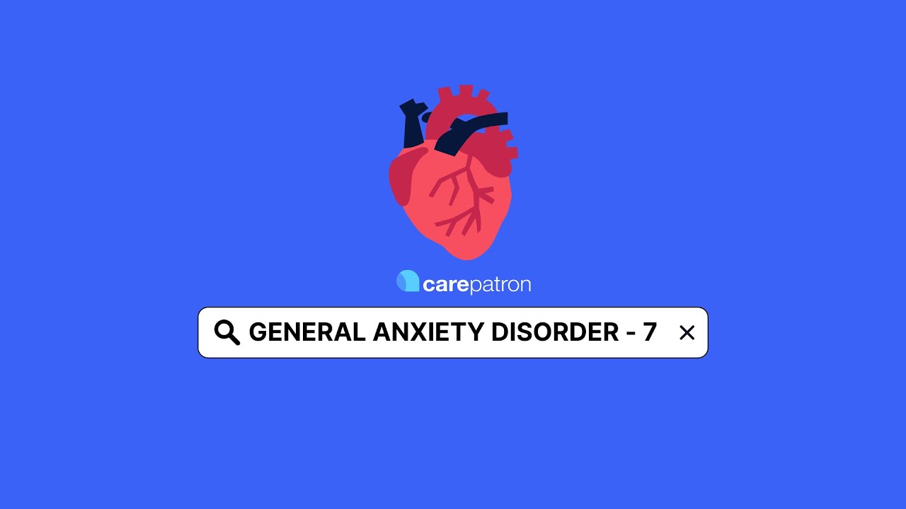 Generalised Anxiety Disorder (GAD-7) - YouTube