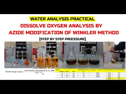 Dissolve Oxygen (DO) Analysis by Azide Modification of Winkler Method ...