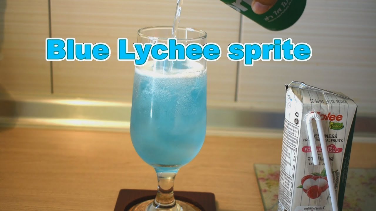 blue lychee sprite บลูลิ้นจี่สไปร์ท - YouTube