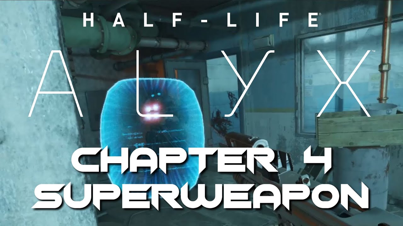 Throwing Grenades in Half-Life Alyx Chapter 4: Superweapon (Walking ...