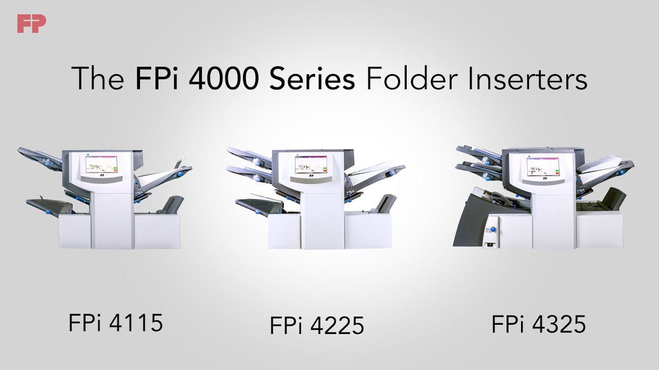 Introducing the FPi 4000 Series Folder Inserters - YouTube