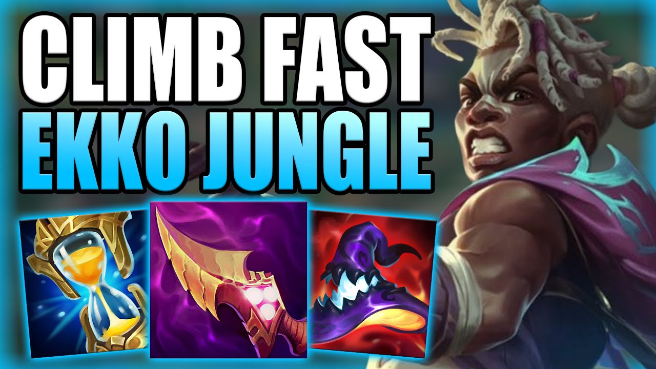 HOW TO PLAY EKKO JUNGLE IN ORDER TO CLIMB FASTER IN SOLO Q! - Gameplay ...
