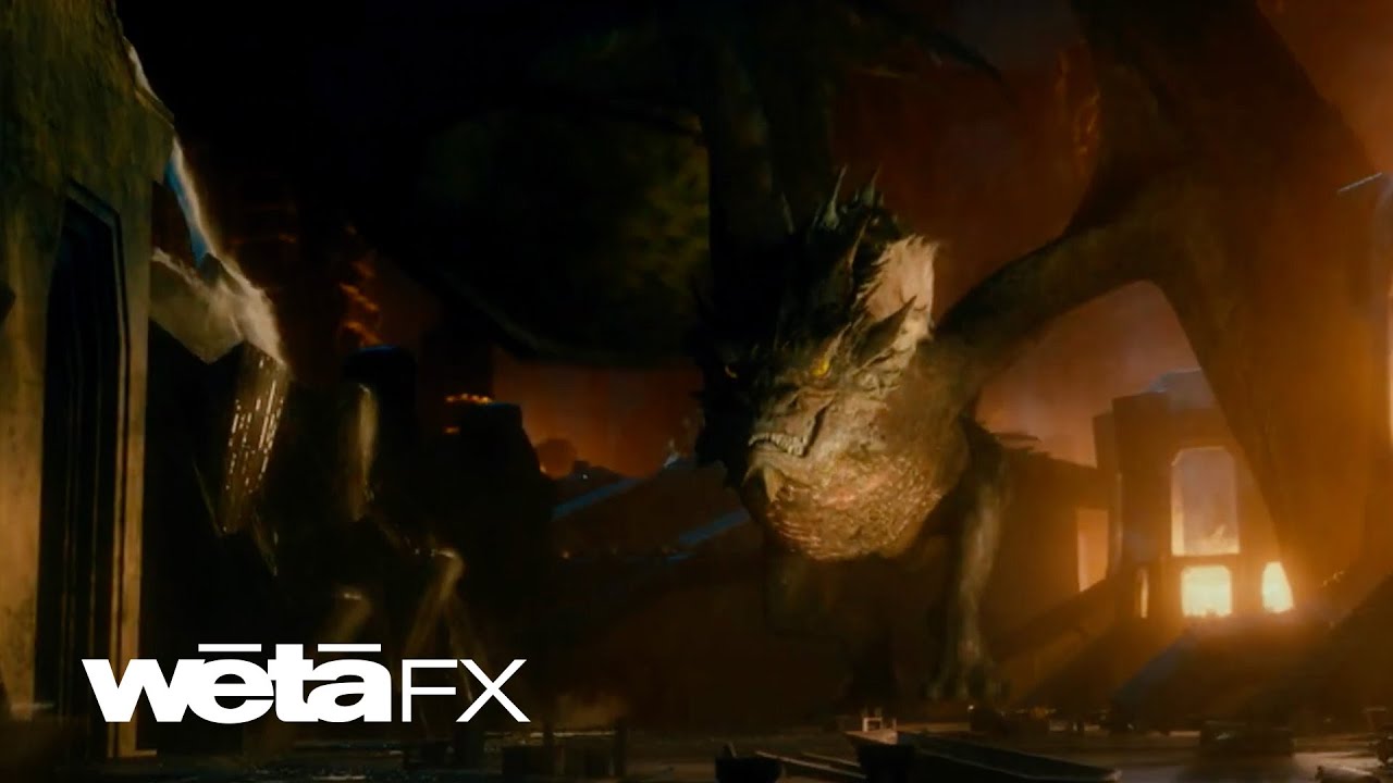 Creating the Epic World of The Hobbit: The Desolation of Smaug | VFX Breakdown | Wētā FX - YouTube