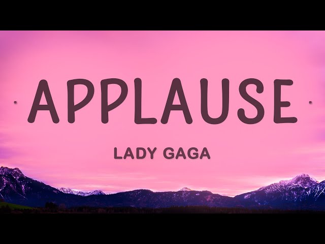 Applause Lyrics