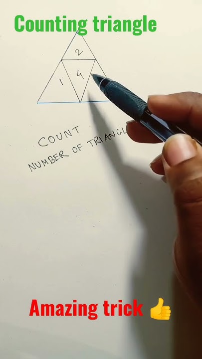 triangle counting trick - YouTube
