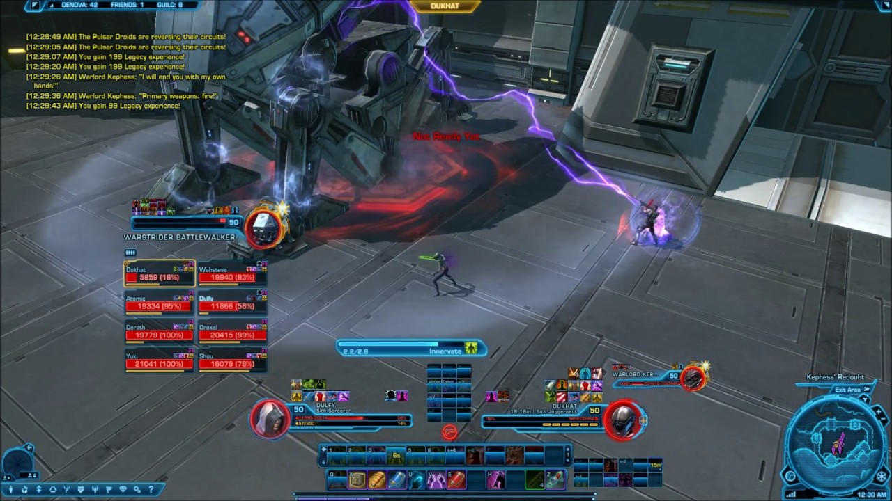 SWTOR-HM 8m EC - Kephess - Sedition of Harbinger-sorc healer ...