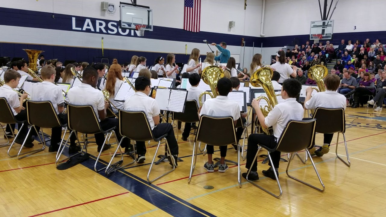 Larson Middle School band 2.15.18 (2 of 3) - YouTube