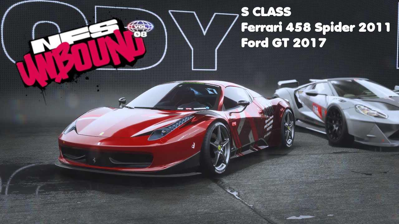 NFS Unbound - Hot Pursuit ( S-CLASS Ferrari 458 spider 2011 / Ford GT ...