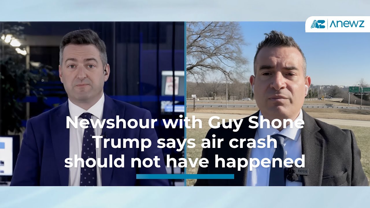 "Newshour with Guy Shone" - Trump says air crash should not have ...