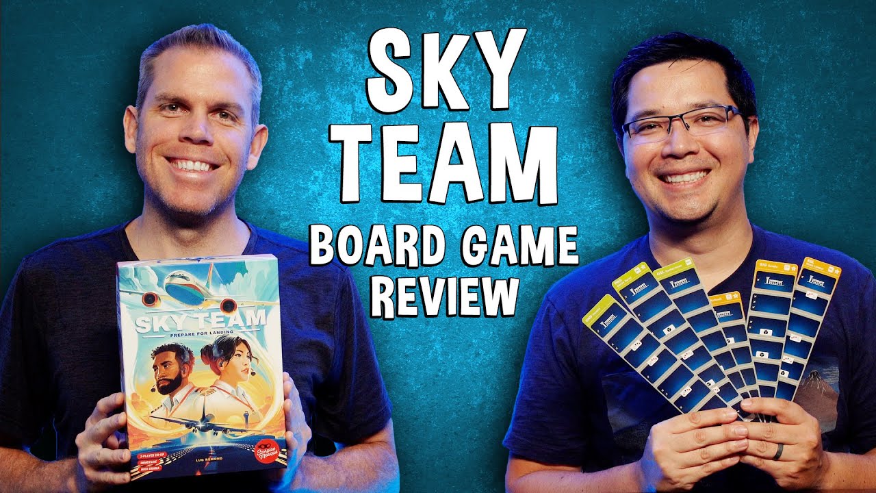 Review of Sky Team - 2 Player Airplane Board Game - YouTube