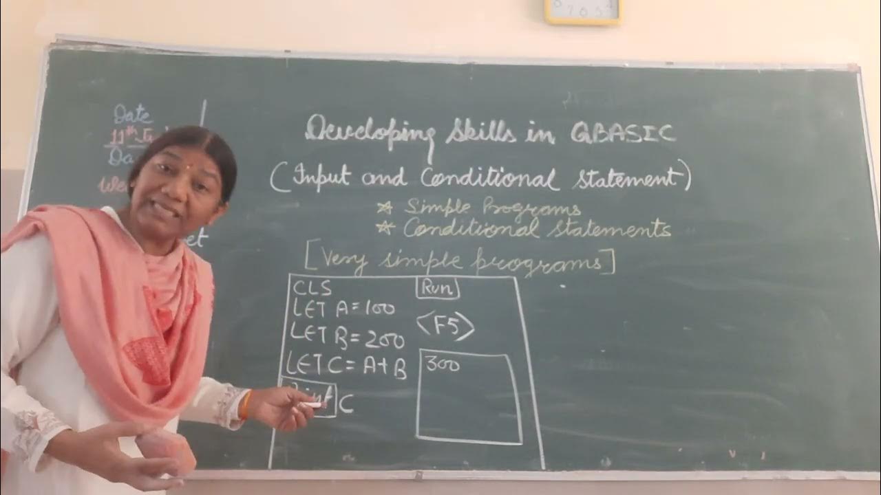 Class VII QBASIC Part II - YouTube