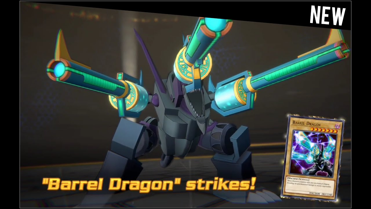 Yugioh Cross Duel - New Ace Monster! Barrel Dragon - YouTube