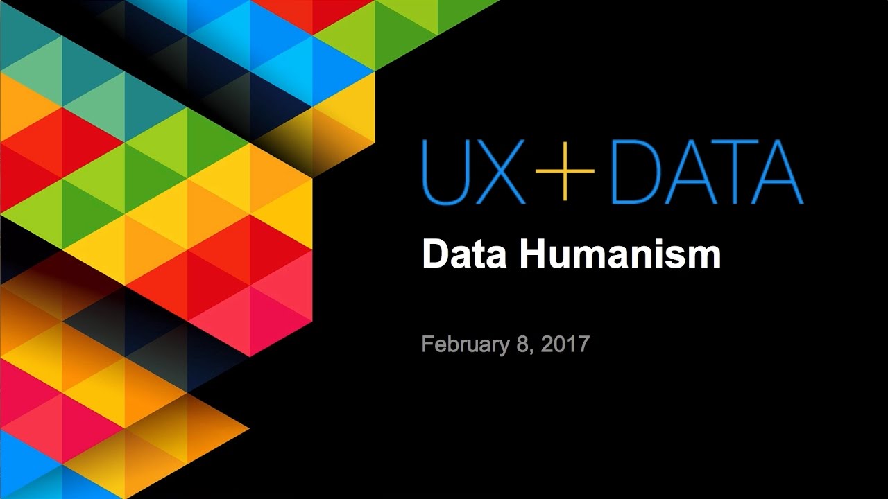 UX+DATA Data Humanism - YouTube