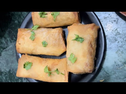 Day 3/30 street style spring rolls recipe🌯Ramadanwithbigbites 🌙🤲|iftar ...