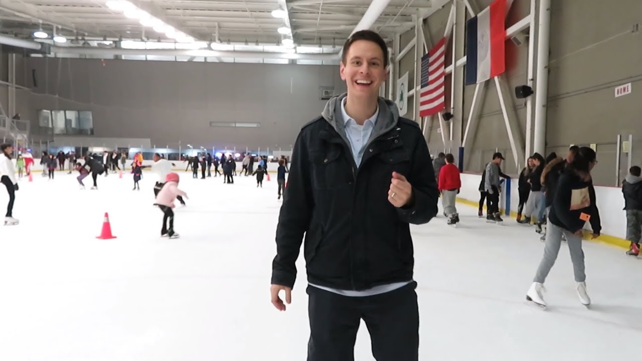 Ice Skating at World Ice Arena - YouTube