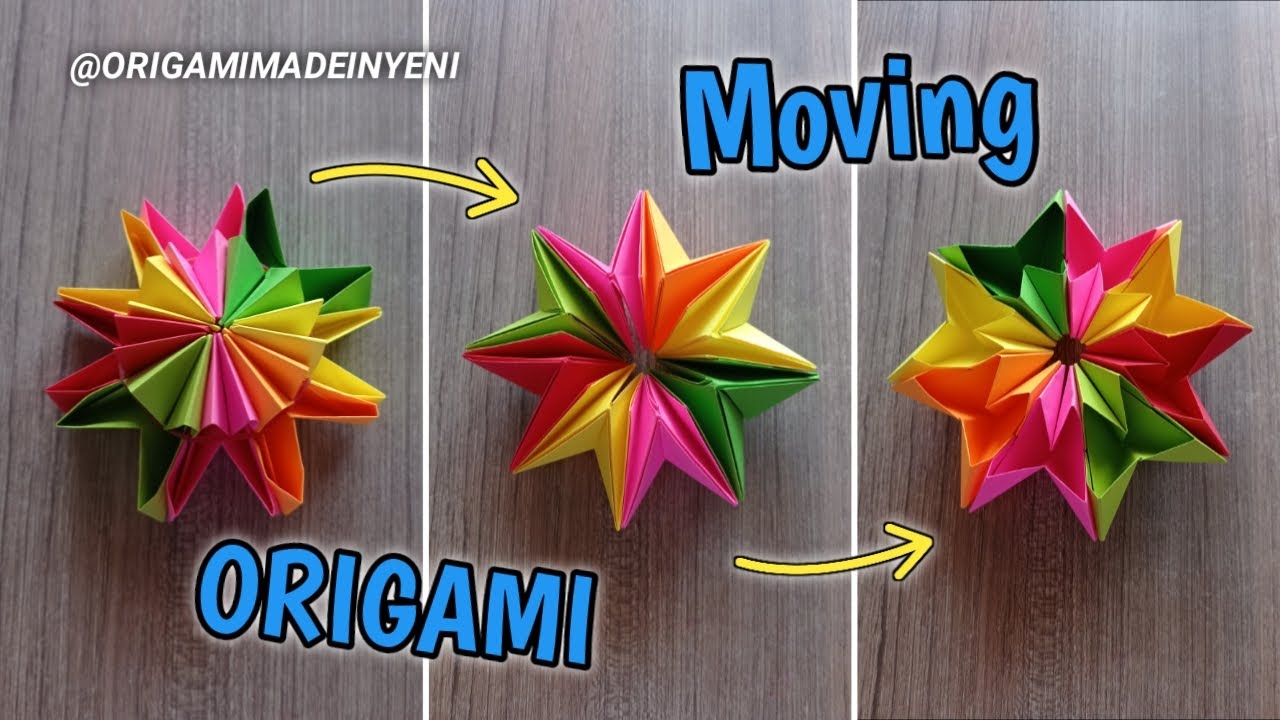 How to make Easy Origami Paper FIDGET TOY, Paper Moving | DIY ...