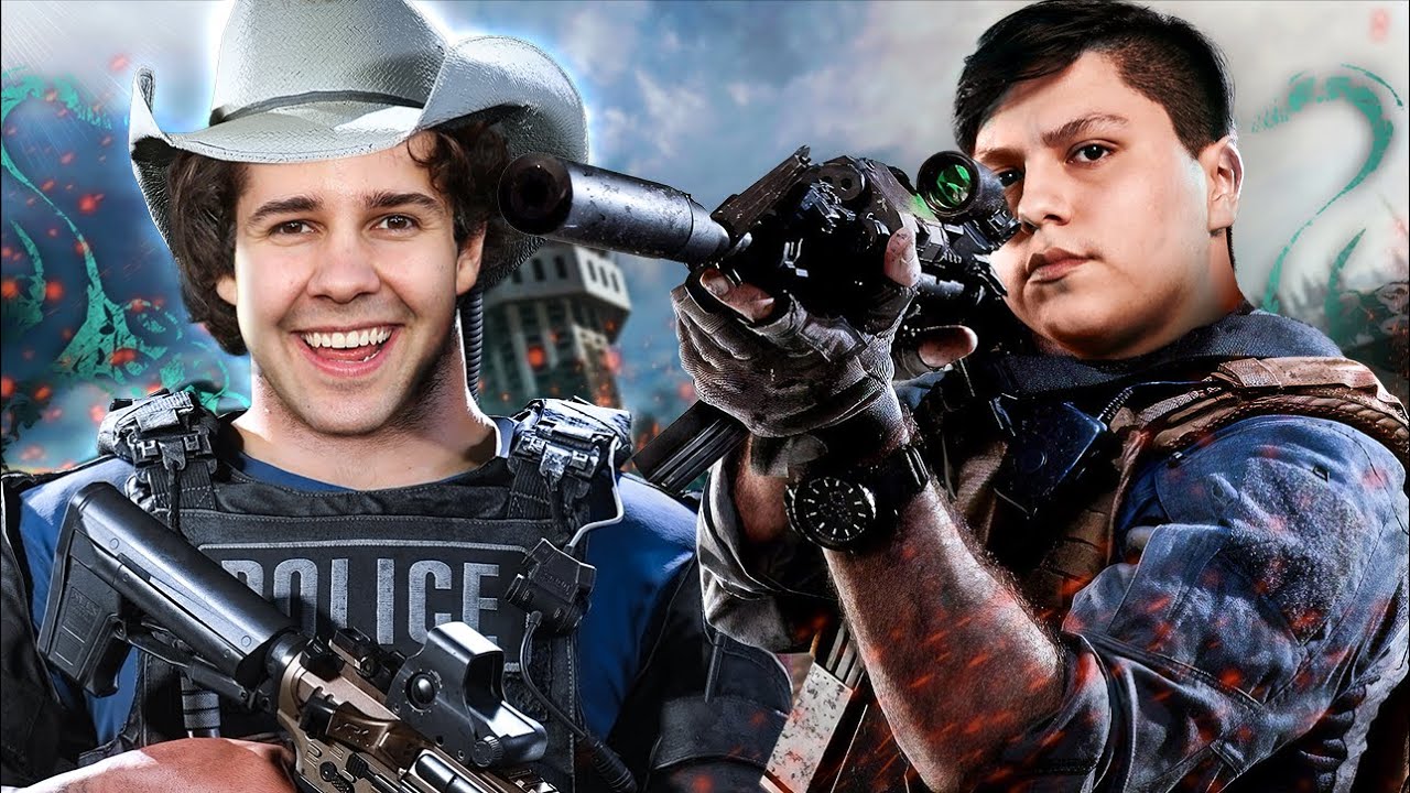 Pro Call of Duty Player Skyz Carries David Dobrik in Warzone - YouTube