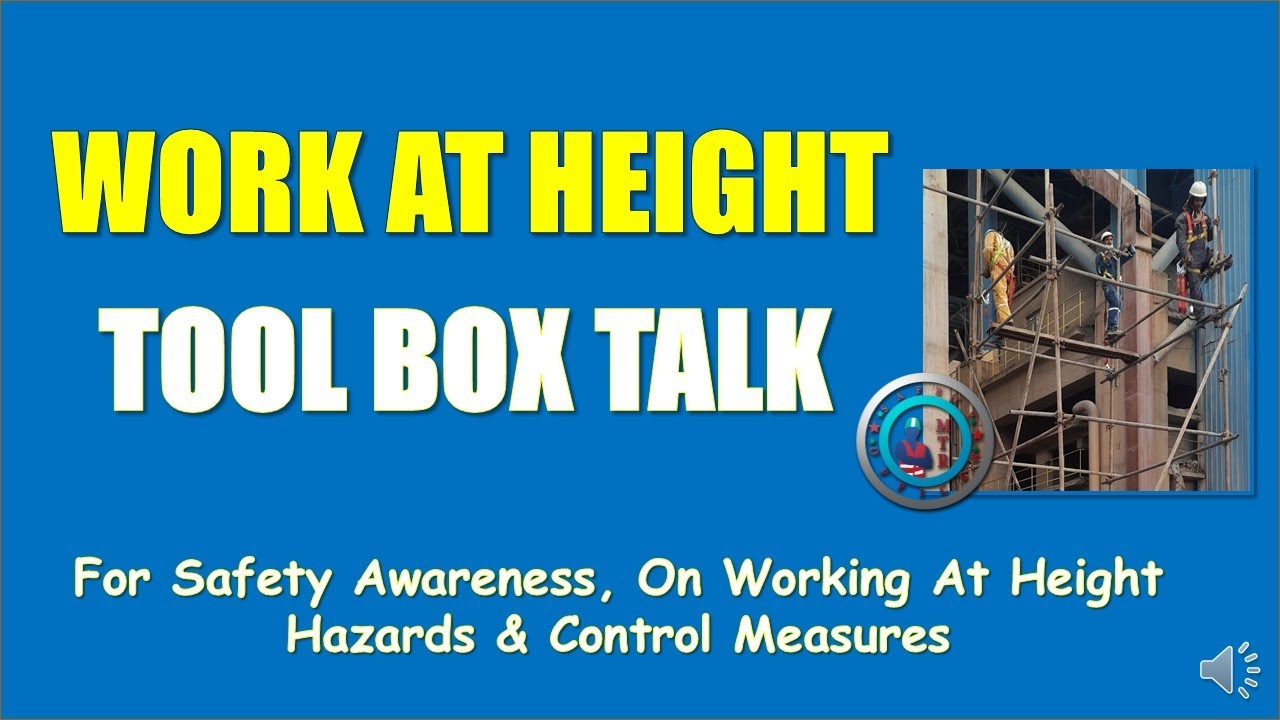 Work At Height Toolbox Talk In Urdu and Hindi | Work At Height Hazards ...