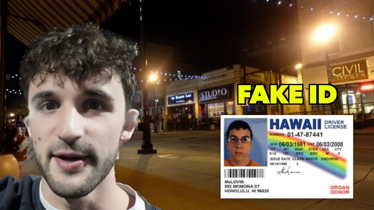 Fake ID Prank on College Bars! - YouTube