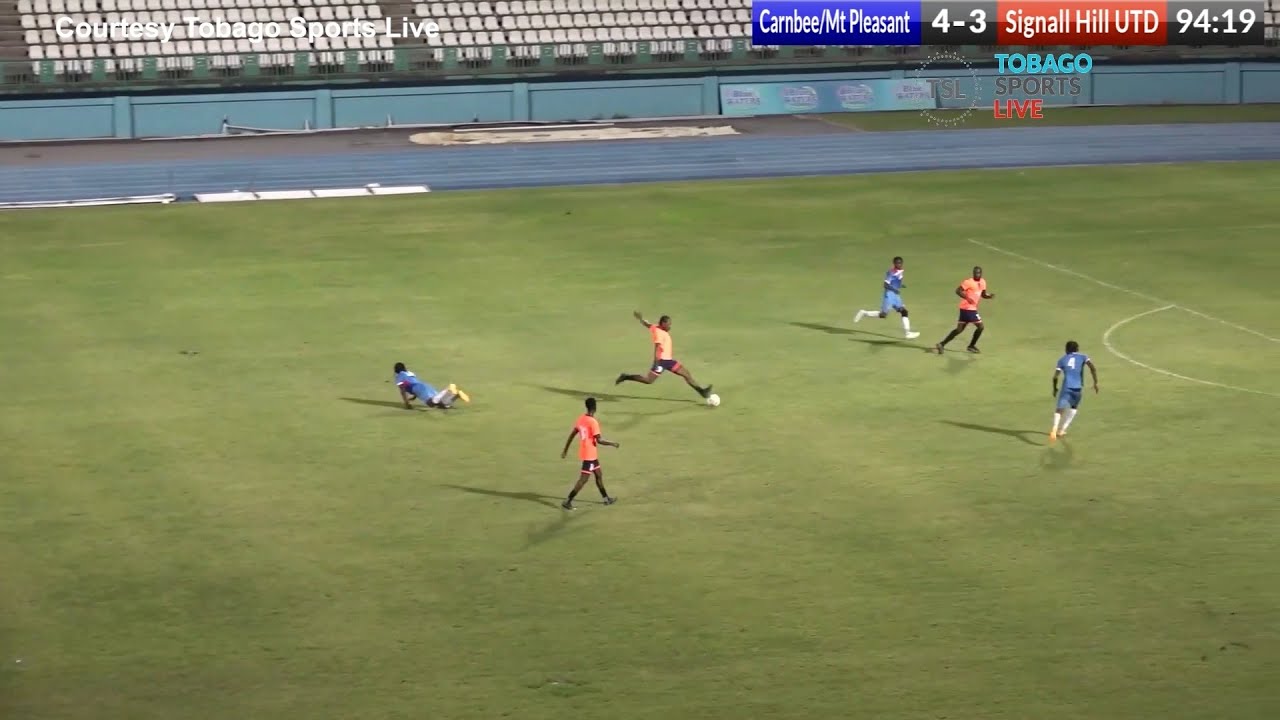TFA: Campbell Secures Point For Signal Hill United - YouTube