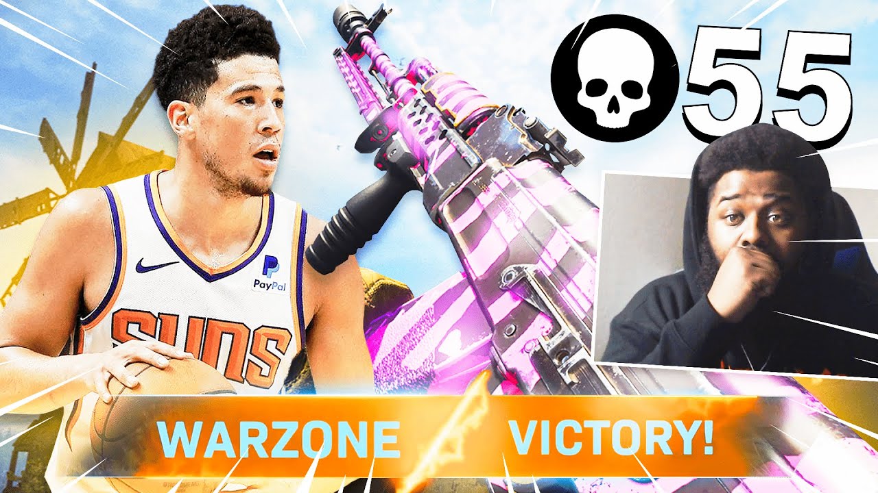 I PLAYED WARZONE WITH DEVIN BOOKER! 55 Kill Gameplay (COD WARZONE ...