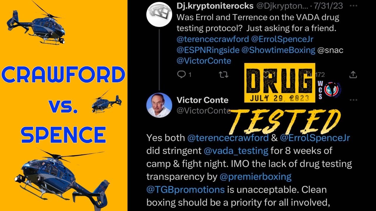 BREAKING: Both Crawford And Spence Strict Testing Eight Weeks Up To ...