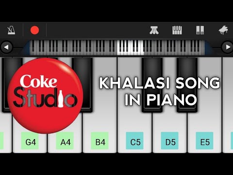 khalasi song in piano | insta reel trending song | coke studio Bharath ...