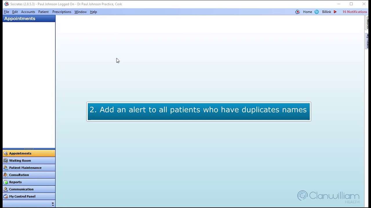 Socrates Patient Group Alerts Overview - YouTube