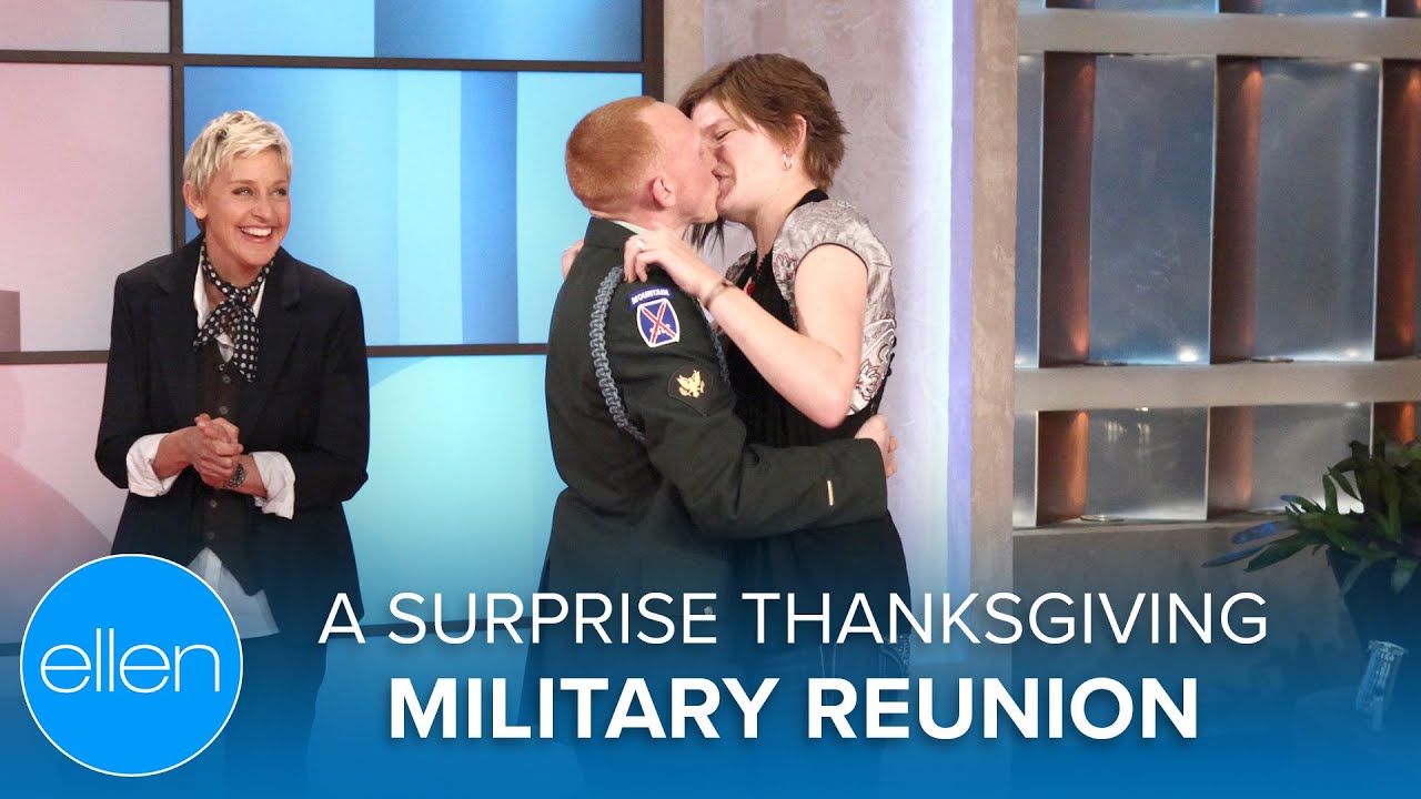 A Surprise Holiday Military Reunion - YouTube