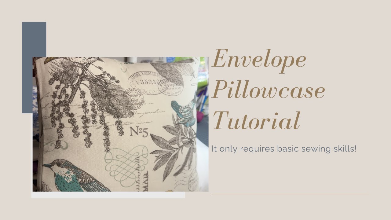 Simple Envelope Pillowcase - YouTube