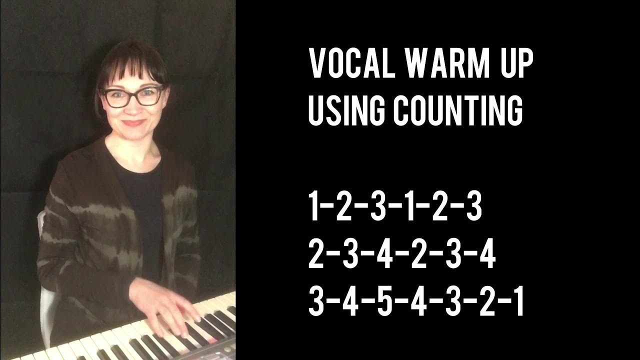 Vocal Warm Up Using Counting (Breath Control, Rhythm, Articulation ...