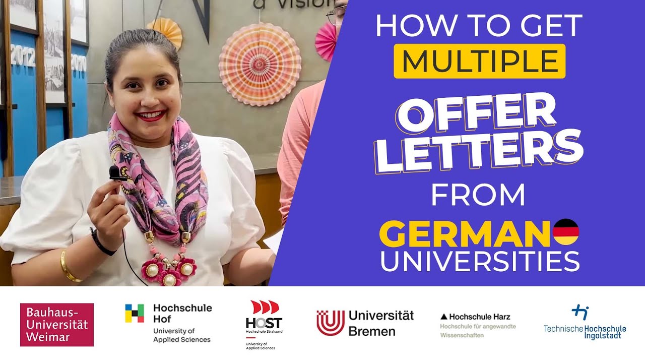 6 Offer Letters from German Public University | Study in German Public ...