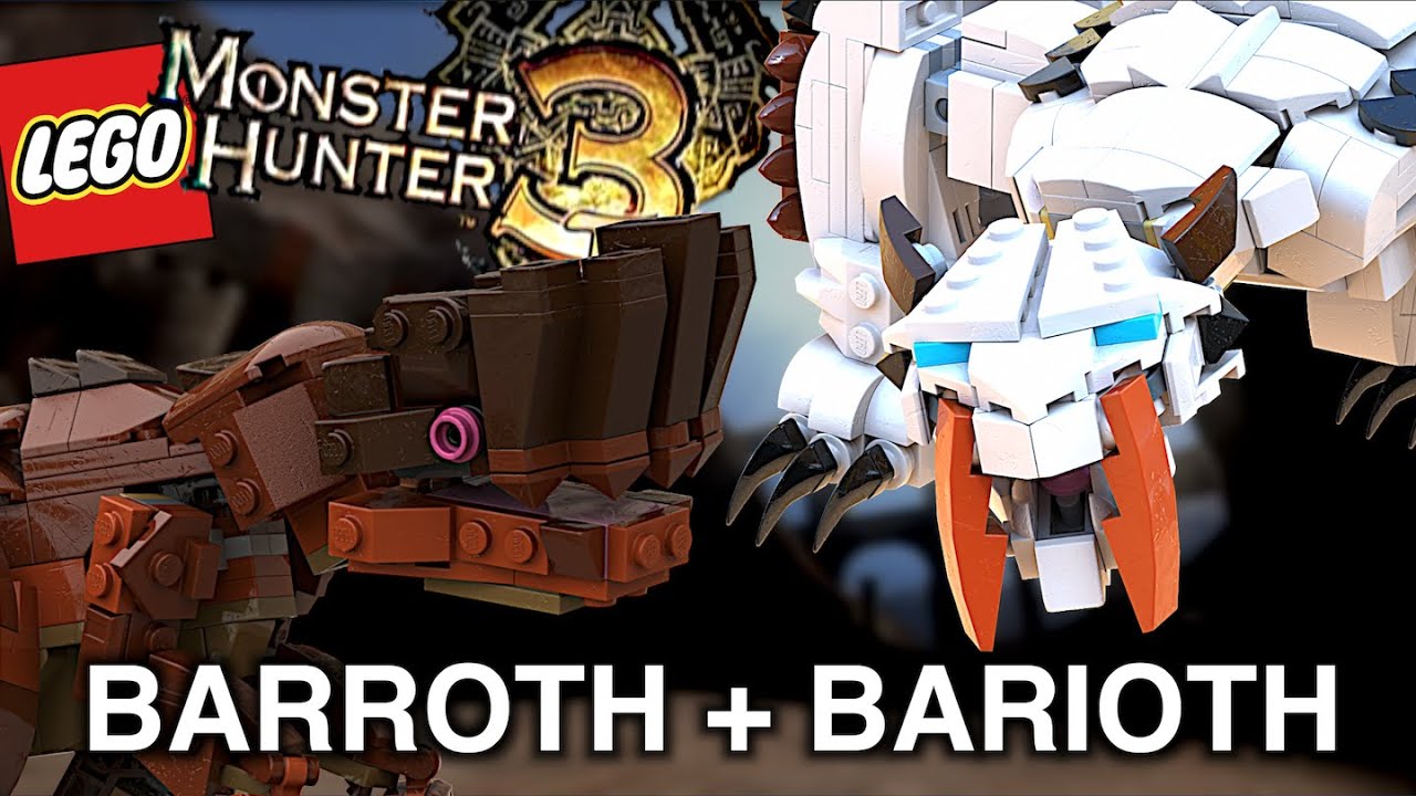Let's Build Monsters! - (15) Barroth + Barioth / Boruborosu ボルボロス ...