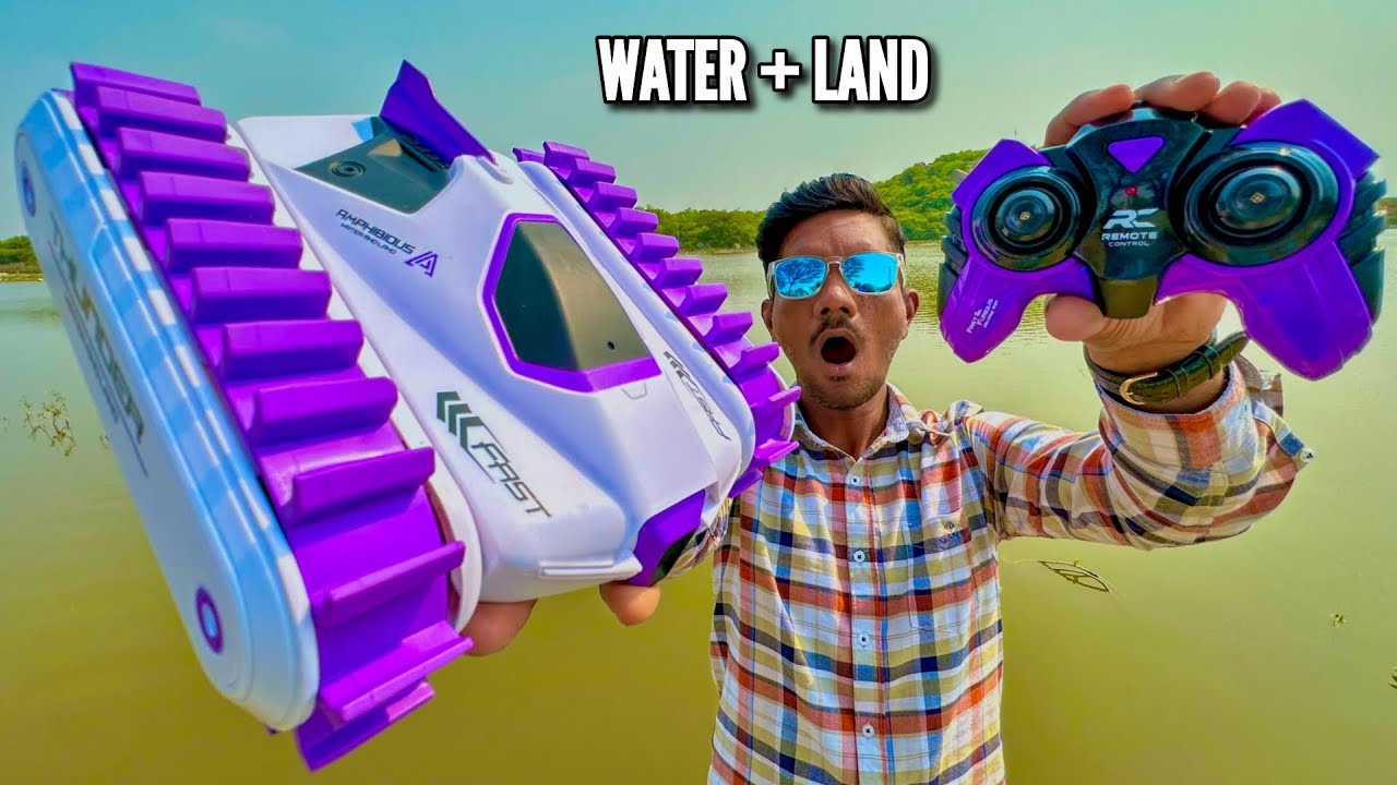 RC Amphibious Blade Fastest Tank Unboxing & testing – Chatpat toy tv ...