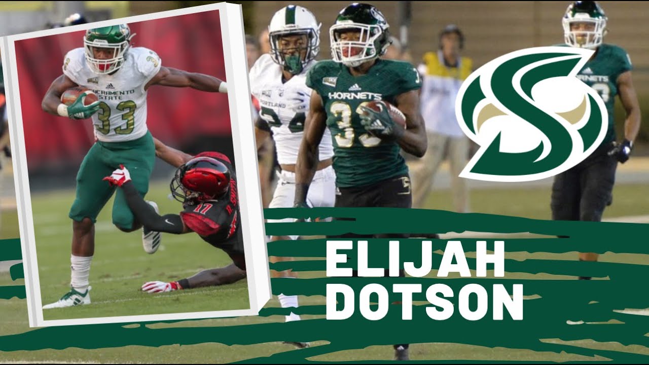 Elijah Dotson, RB, Sacramento State | 2021 NFL Draft Prospect Zoom ...
