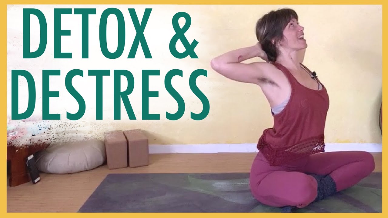 1-Hour Morning Yoga Flow to DETOX and DESTRESS | Come back to stillness ...