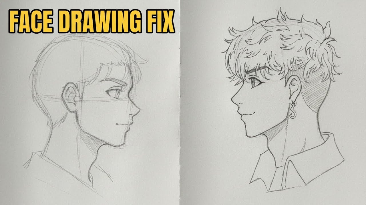 How to draw face for beginners tutorial ️😃 simple and easy method #art ...