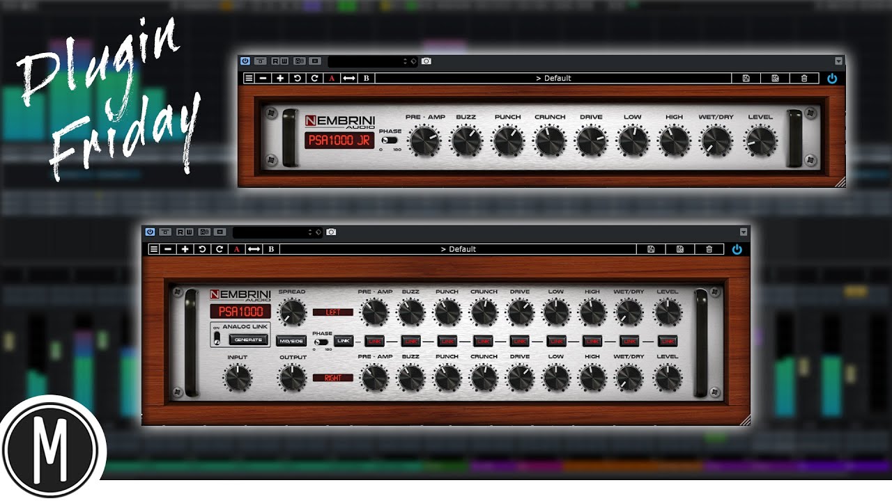 Nembrini Audio PSA1000 - Analog Saturation - Plugin Friday - YouTube