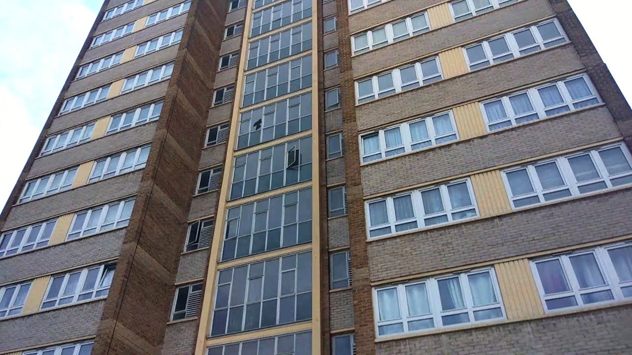 Tower Block Archive | Greenways estate (towers) Stepney Green - YouTube