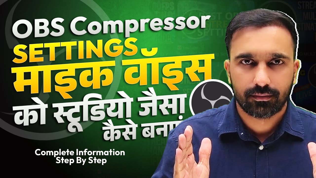OBS Compressor Settings | Clean Audio Setup for Teachers & Streamers ...