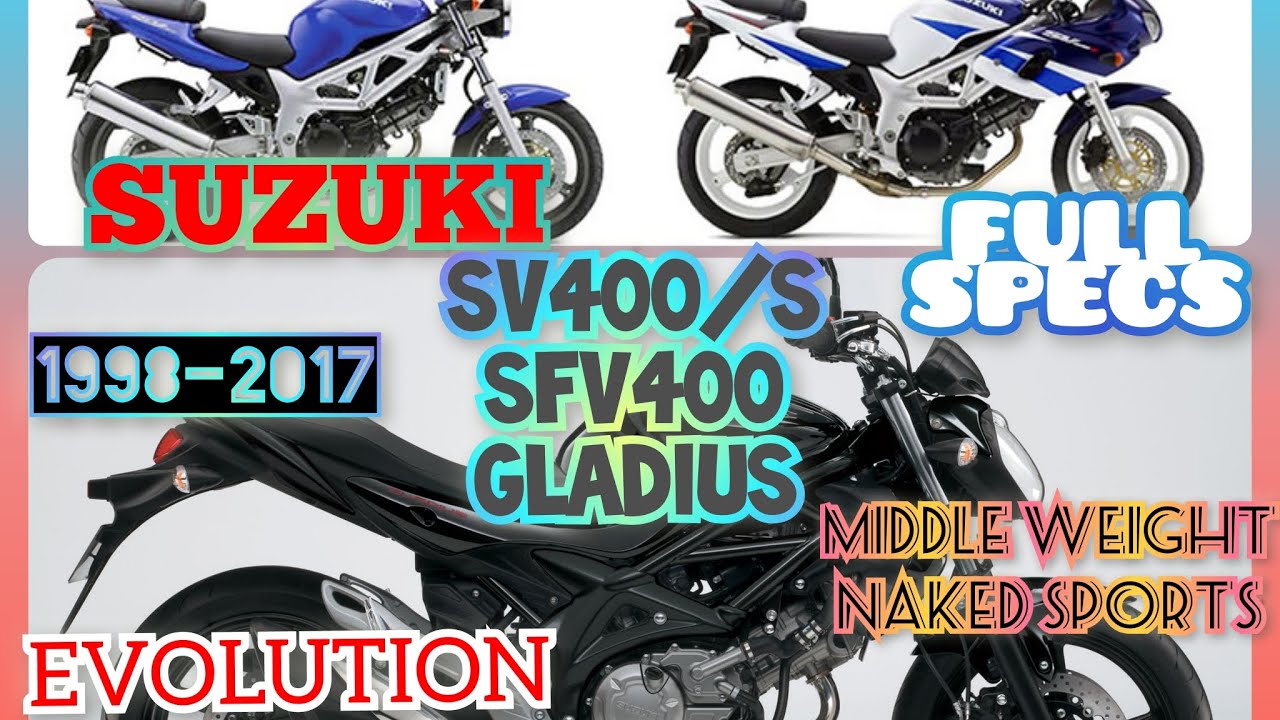 1998 SUZUKI SV400/S || 2009 SFV400 || SPECIFICATIONS || HISTORY 👍😎🔊🎵🎧🎶 ...