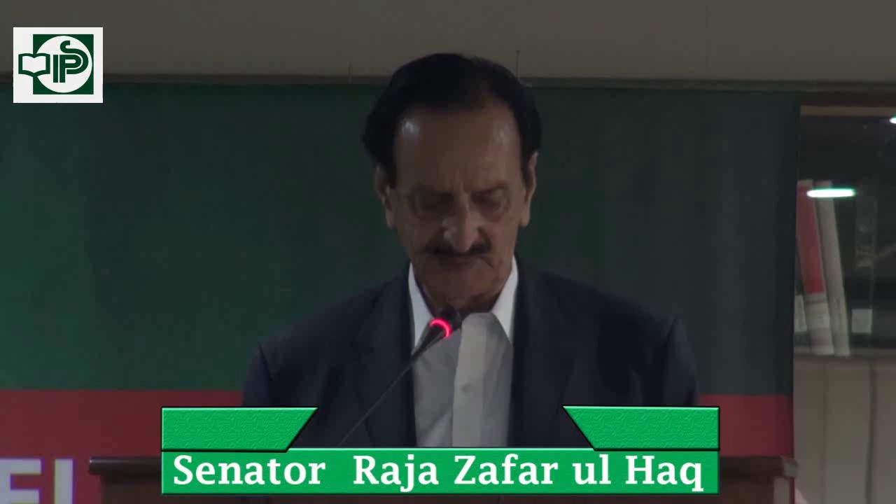 Raja Zafar-ul-Haq speaks on Pak-China Relations at IPS - YouTube